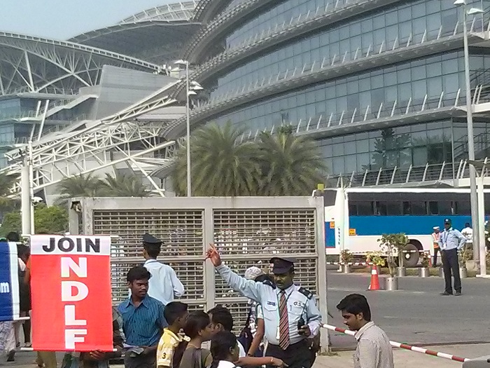 NDLF action in Chennai TCS (5) | வினவு